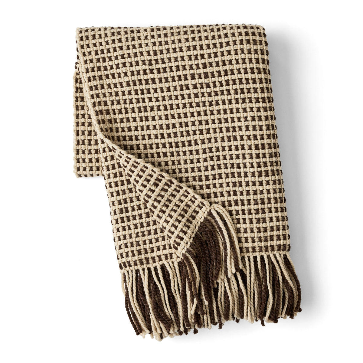 Roca Throw - Natural/Brown – Sien + Co